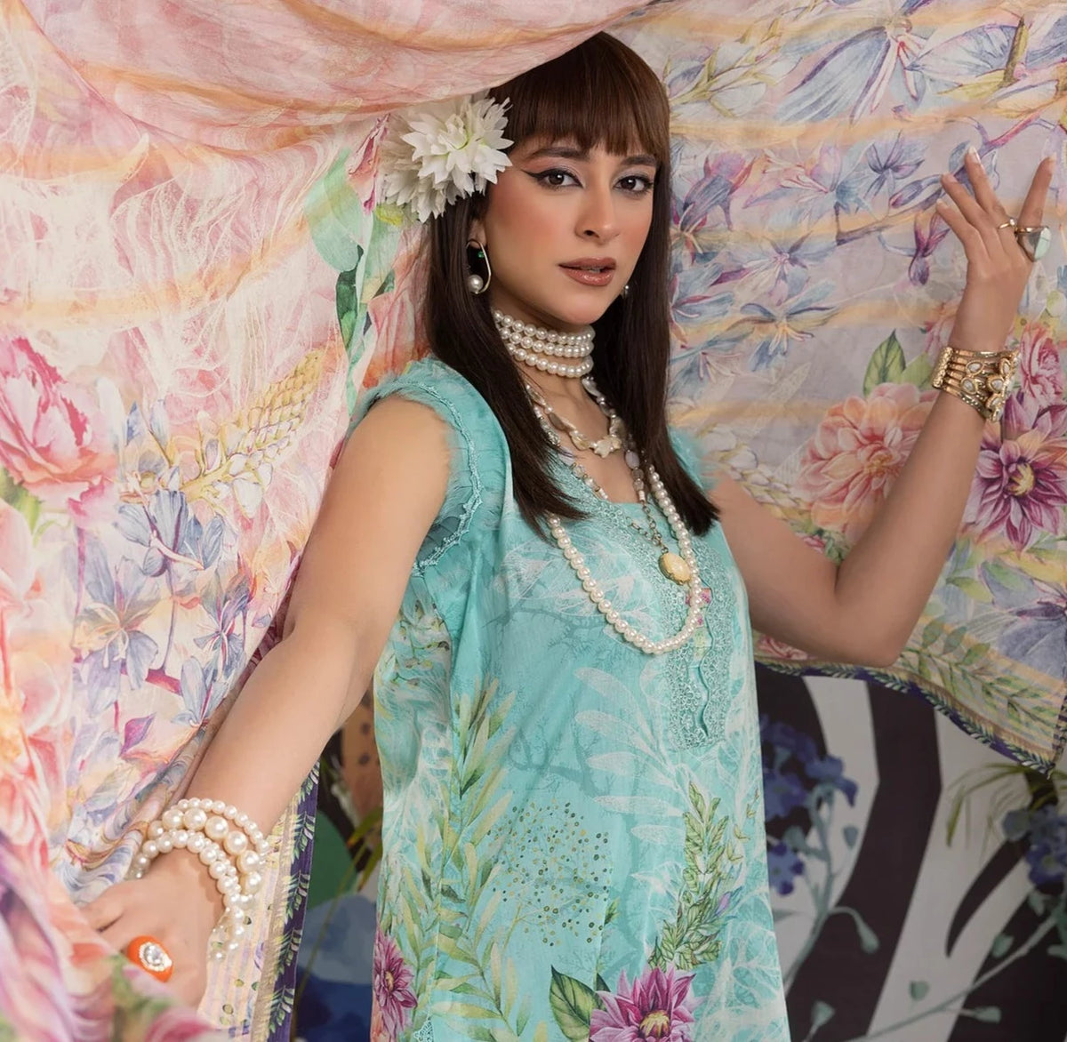 Adan's Libas Lawn Prints by Nazia Noor – 5509 – YourLibaas