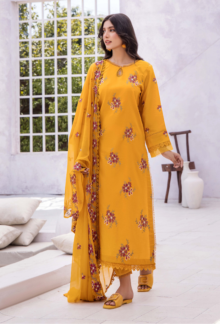 Humdum Lilly Summer Lawn – D07 – YourLibaas