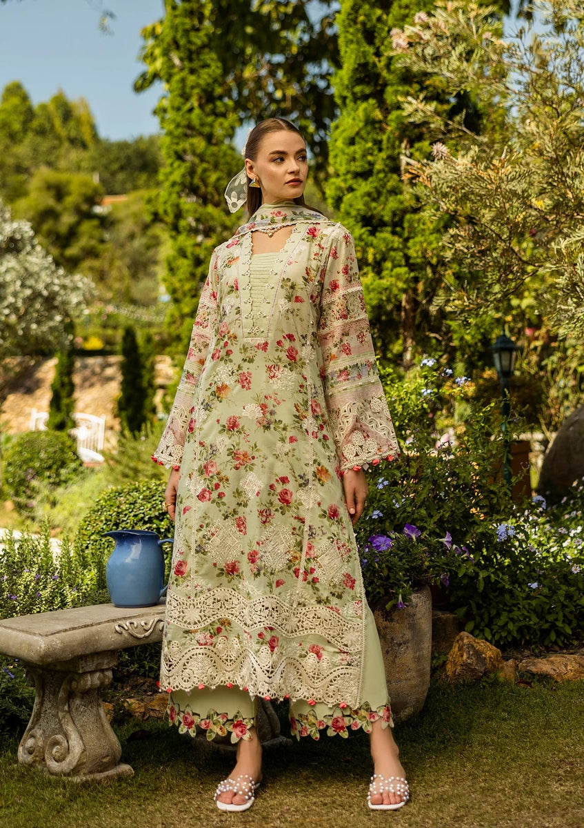 Elaf Prints Chikankari Lawn – ELK-04A DEAR PARADISE – YourLibaas