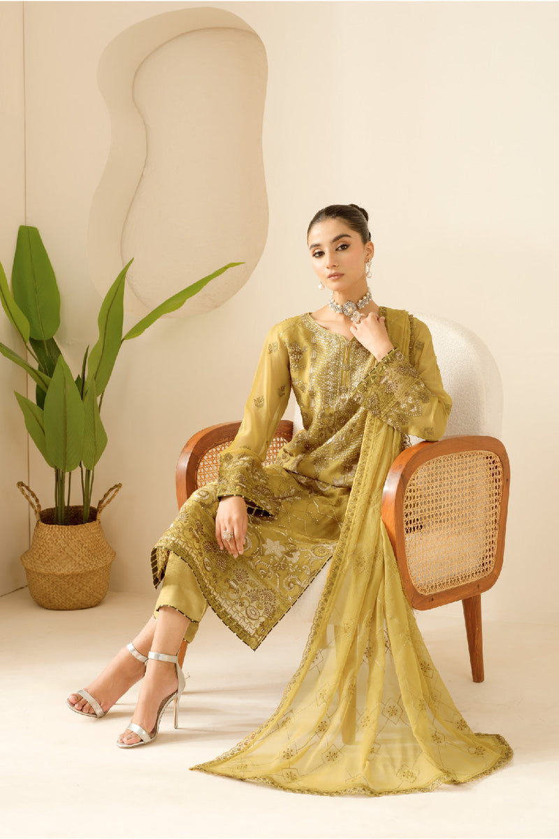 Ramsha Sonehri Chiffon Formals – BB-108 – YourLibaas