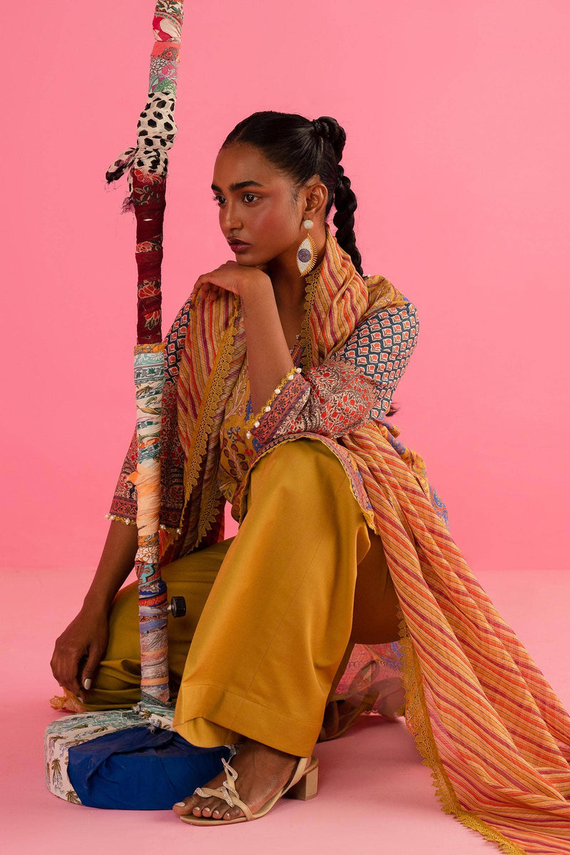 Sana Safinaz Summer Mahay Lawn Vol-2 – H242-022B-3DE – YourLibaas