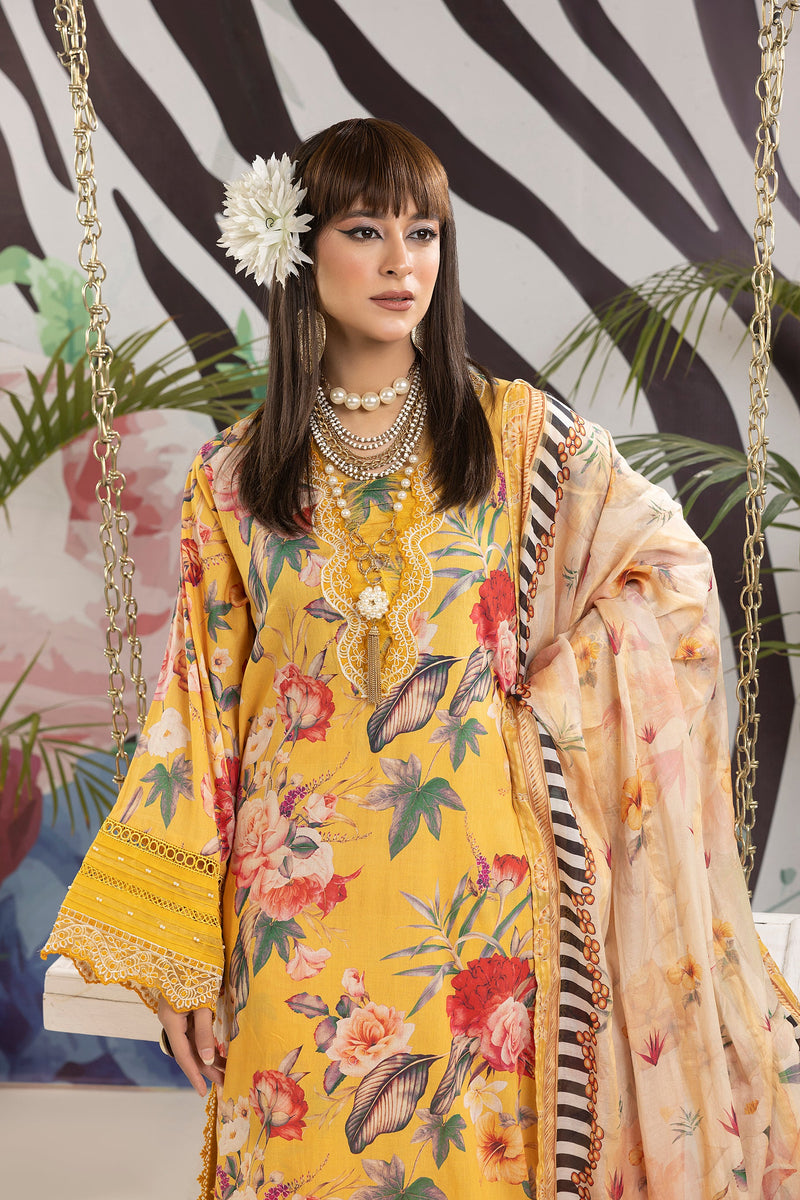 Adan's Libas Lawn Prints by Nazia Noor – 5502 – YourLibaas