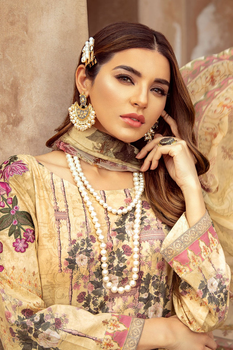 Ramsha Luxury Lawn Collection 2020 – C-206 – YourLibaas