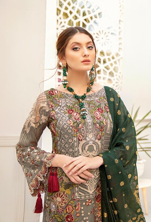 Ramsha Rangoon Chiffon Collection Vol-5 – D-507 – YourLibaas