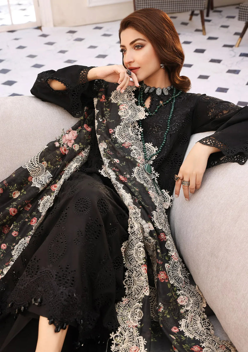 Elaf Festive Chikankari Lawn Collection 2023 – ELC-02A ECLIPSE – YourLibaas