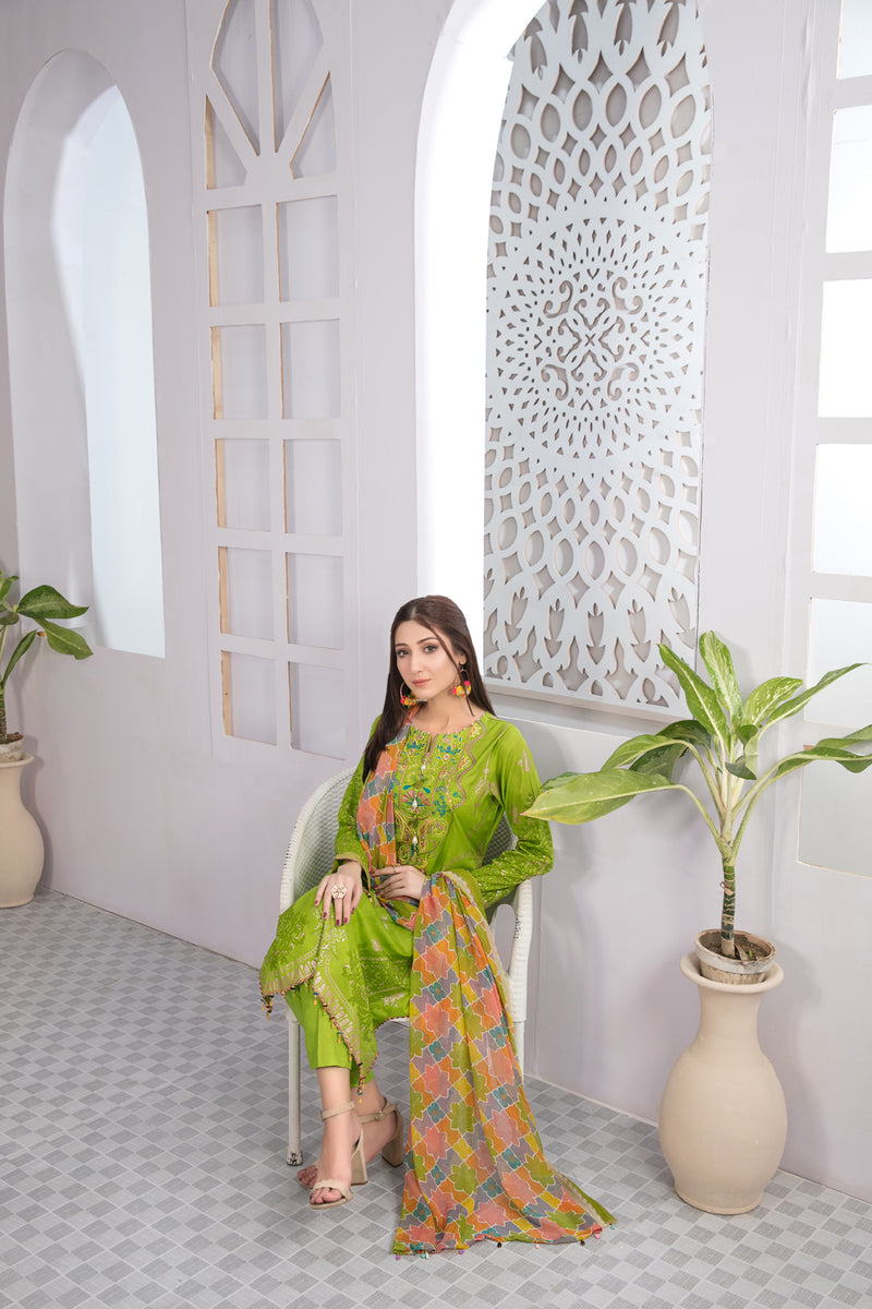 Amna Sohail by Tawakkal · Anabella Lawn Collection 2022 – D-7234 – YourLibaas