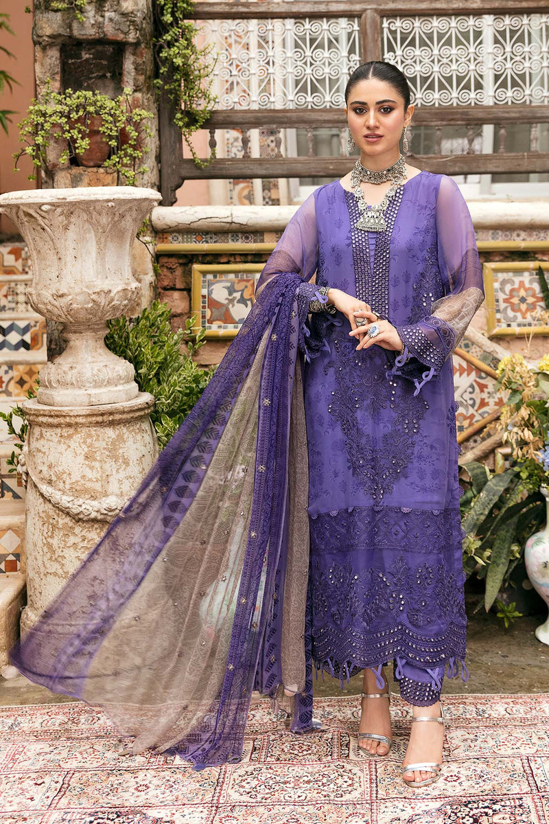 Charizma Vasl Embroidered Bamber Chiffon Collection Vol-2 – VSL22-15 – YourLibaas