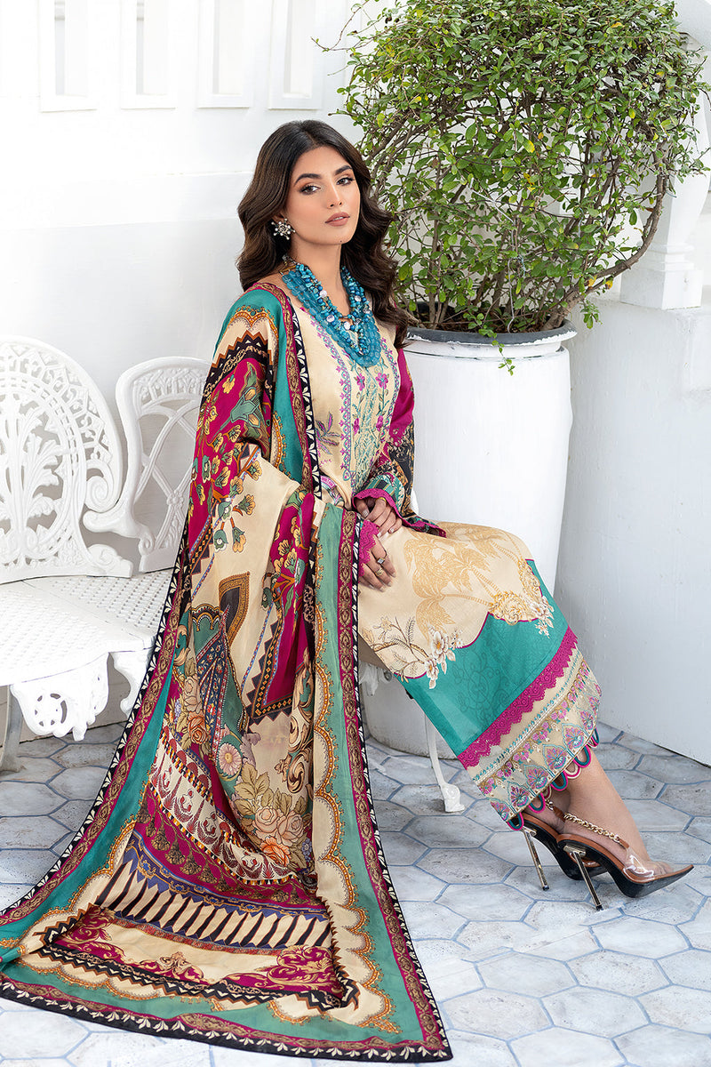 Ramsha Mashaal Lawn Collection – L-602 – YourLibaas