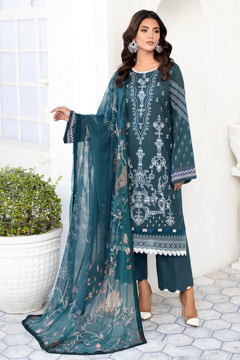 Ramsha Mashaal Lawn Collection – L-608 – YourLibaas
