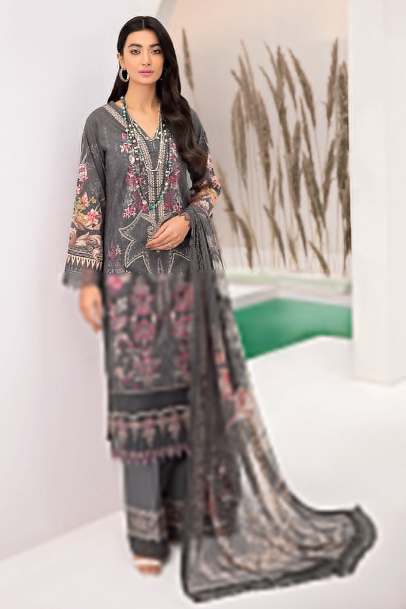 Ramsha Reet Lawn Collection – R-408 – YourLibaas
