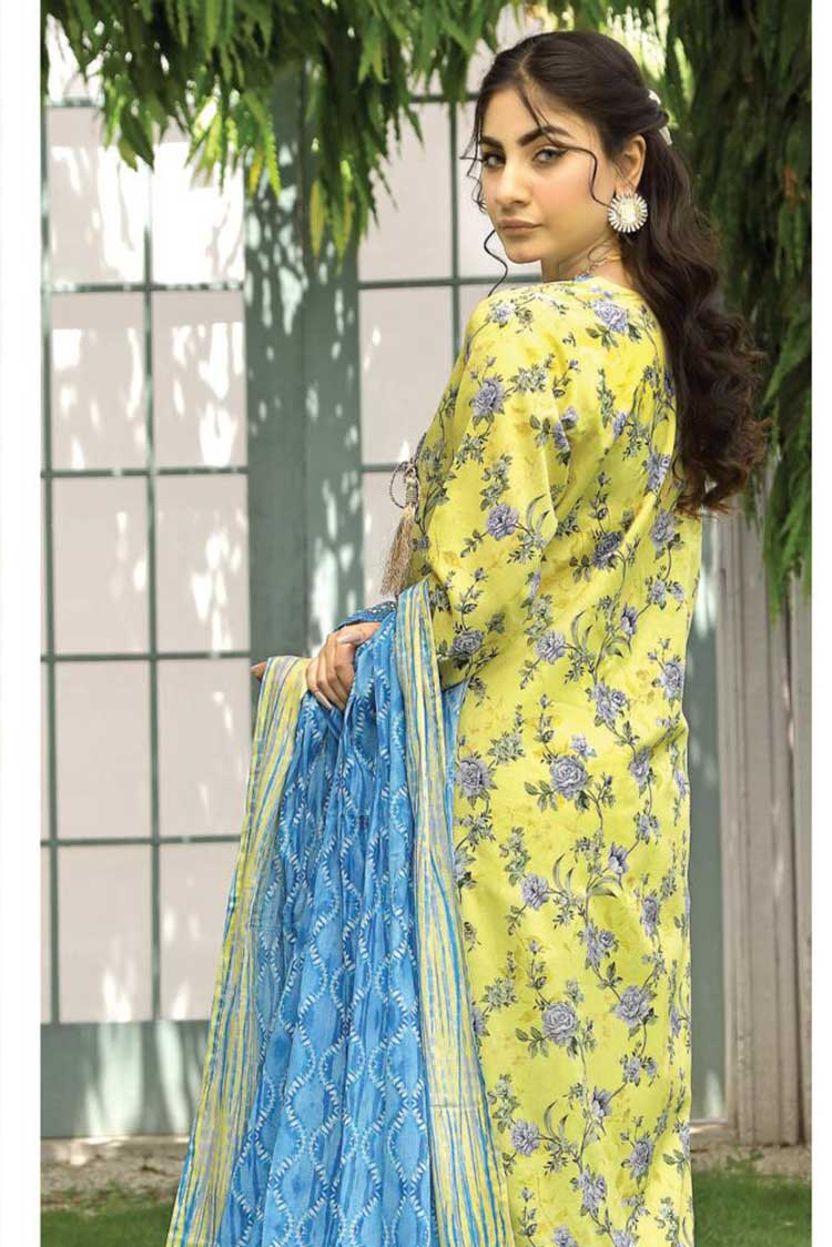 Qalamkar Aangan Prints Lawn Collection – AN 04 – YourLibaas