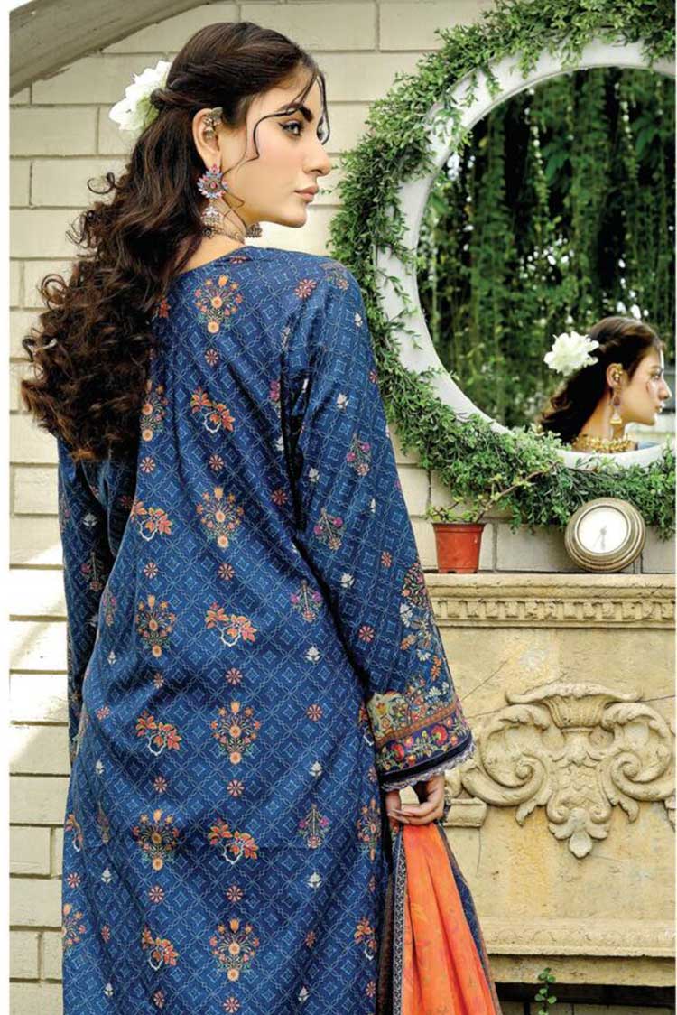 Qalamkar Aangan Prints Lawn Collection – AN 06 – YourLibaas