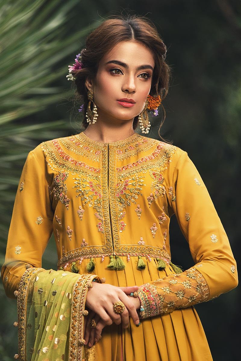 MARIA.B Sateen Collection 2020 – CST-206 Marigold Yellow – YourLibaas