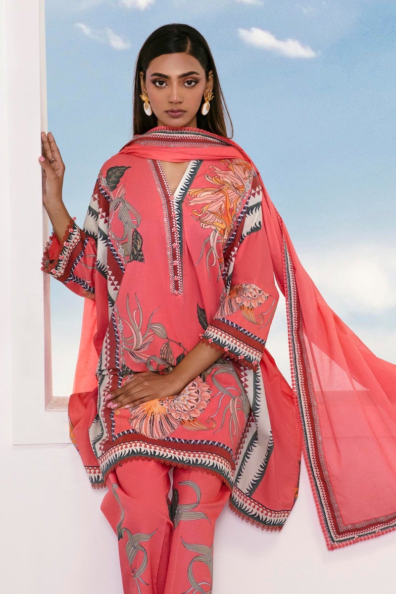 Sana Safinaz Mahay Summer Lawn Collection 2023 – H231-006B-AG – YourLibaas