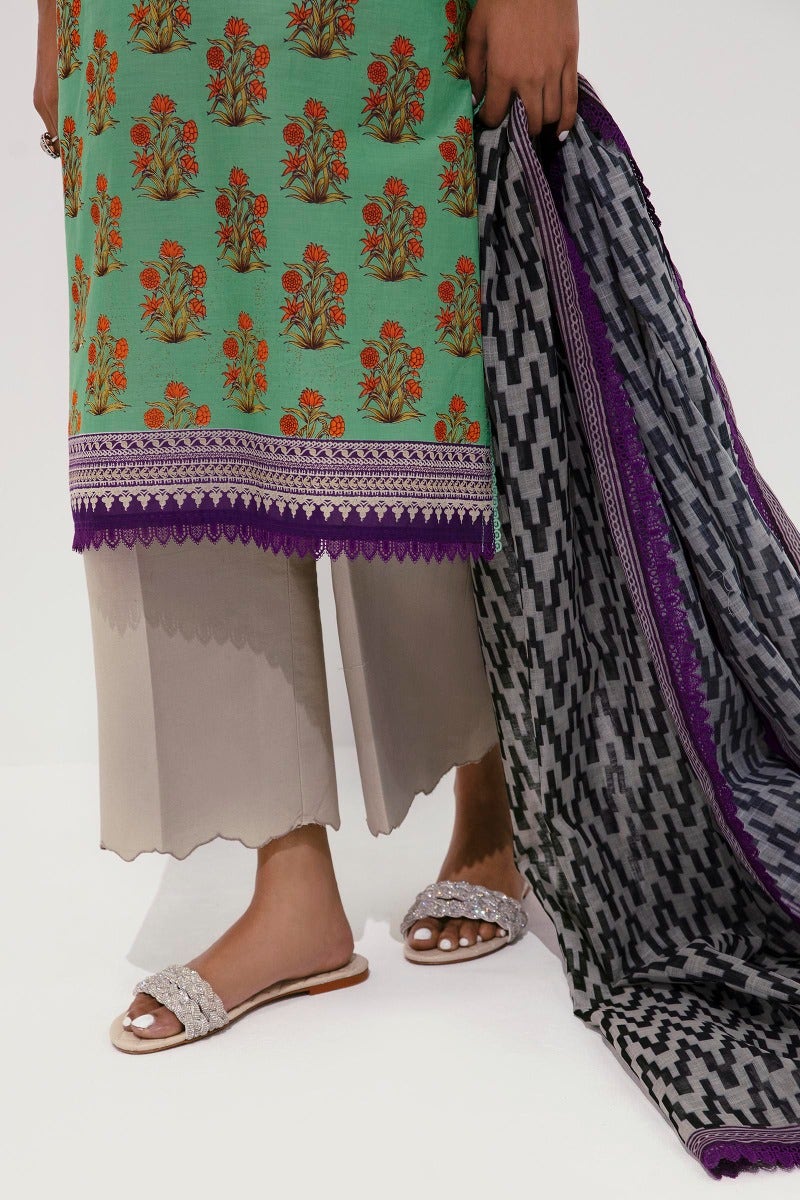 Sana Safinaz Mahay Summer Lawn Collection 2023 – H231-023B-BG – YourLibaas