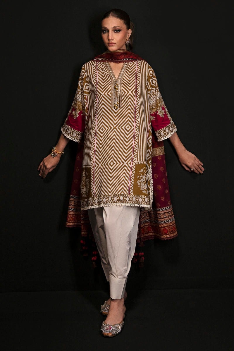 Sana Safinaz Mahay Summer Lawn Collection 2023 – H231-029A-BG – YourLibaas