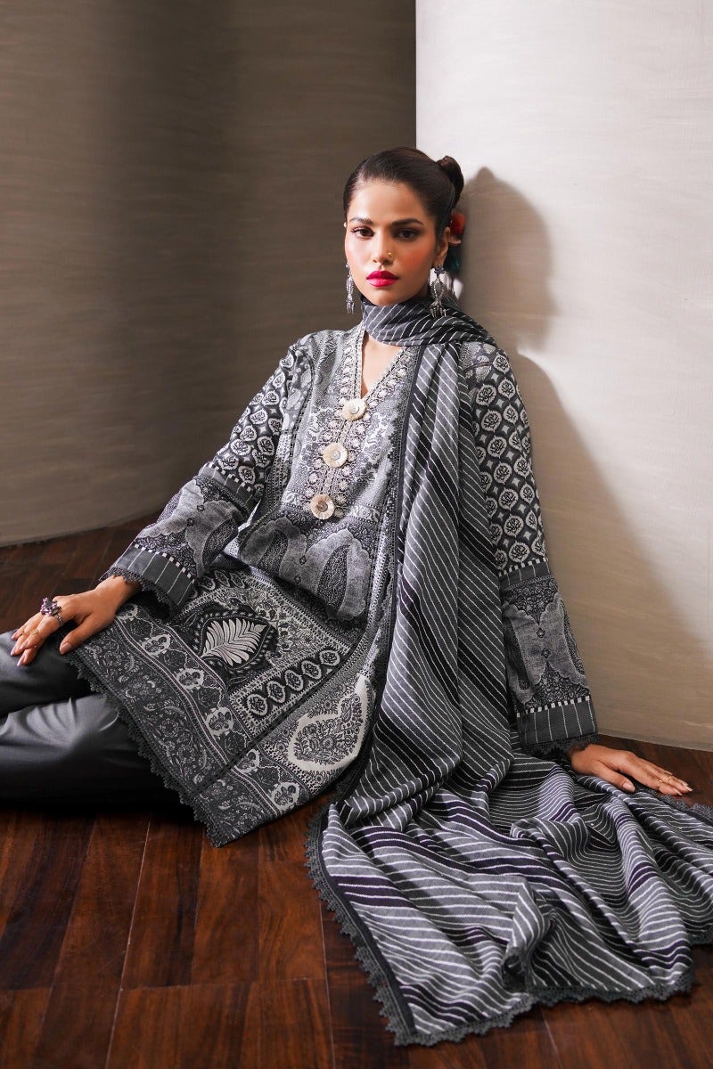 Sana Safinaz Mahay Winter Collection 2023 – H232-001A-BQ – YourLibaas