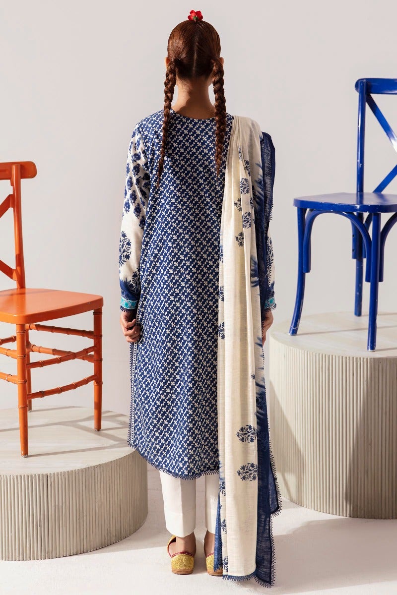 Sana Safinaz Mahay Winter Collection 2023 – H232-004B-BQ – YourLibaas