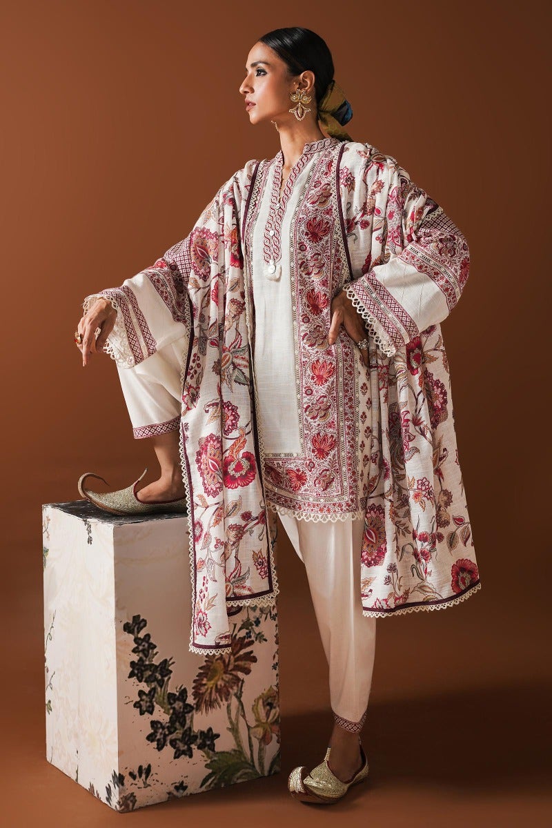 Sana Safinaz Mahay Winter Collection 2023 – H232-013A-BQ – YourLibaas