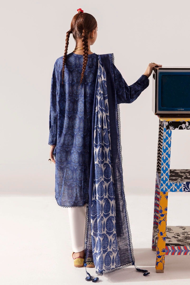 Sana Safinaz Mahay Winter Collection 2023 – H232-016B-Q – YourLibaas