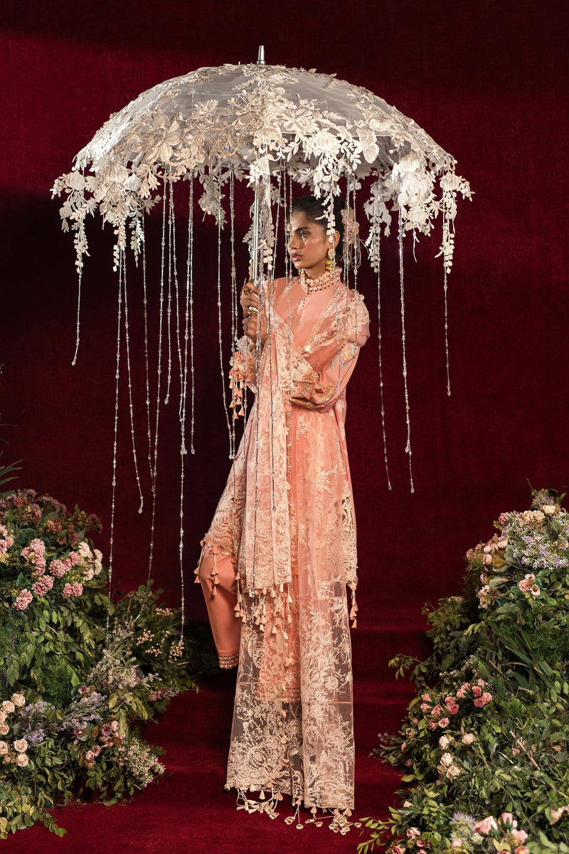 Sana Safinaz Peach Luxury Lawn Pakistani Suit L241-007A-3CT | 2024 Collection – YourLibaas