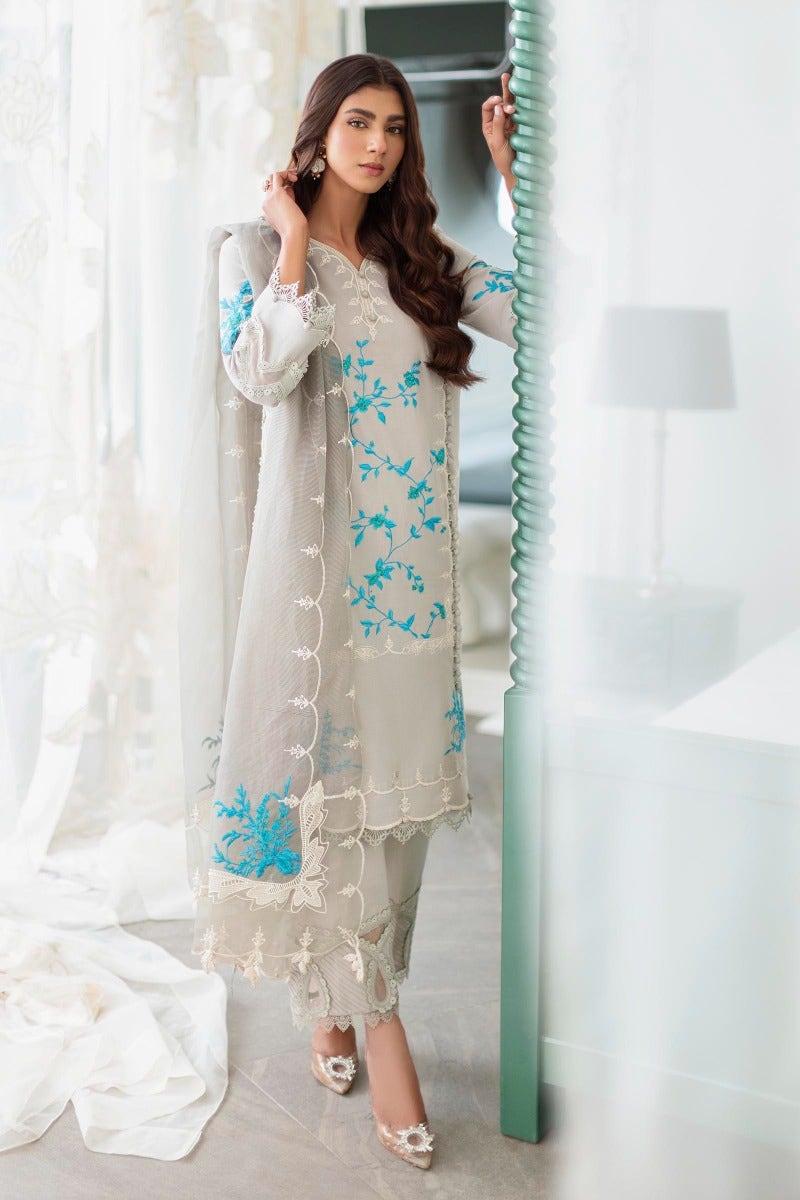 Sana Safinaz Muzlin Spring Lawn Collection 2023 – M231-009B-CZ – YourLibaas