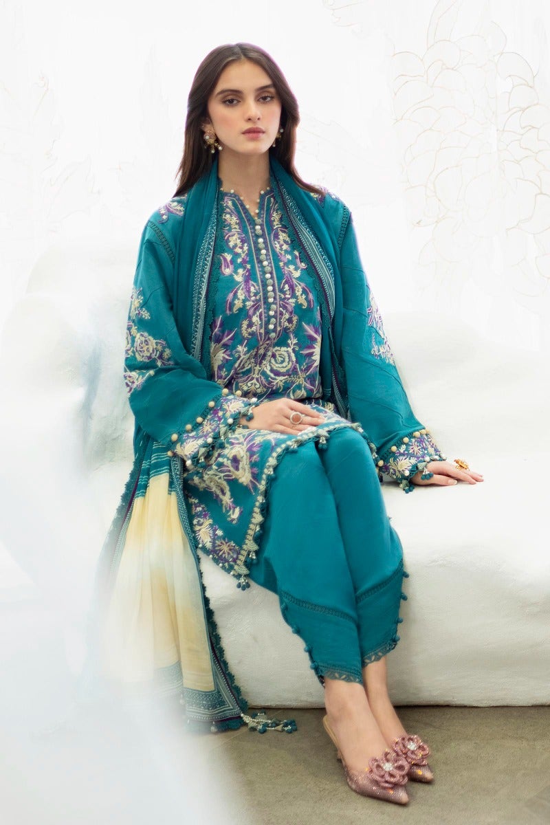 Sana Safinaz Muzlin Spring Lawn Collection 2023 – M231-019B-CJ – YourLibaas