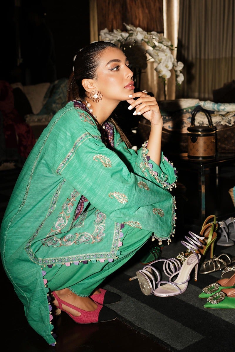 Sana Safinaz Muzlin Winter Collection 2023 – M233-012B-CP – YourLibaas