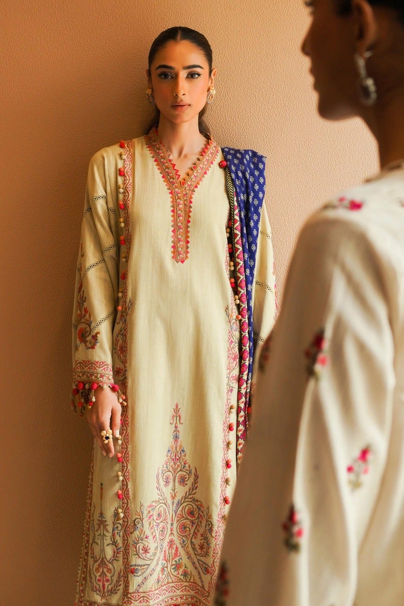 Sana Safinaz Muzlin Winter Collection 2023 – M233-019A-CP – YourLibaas