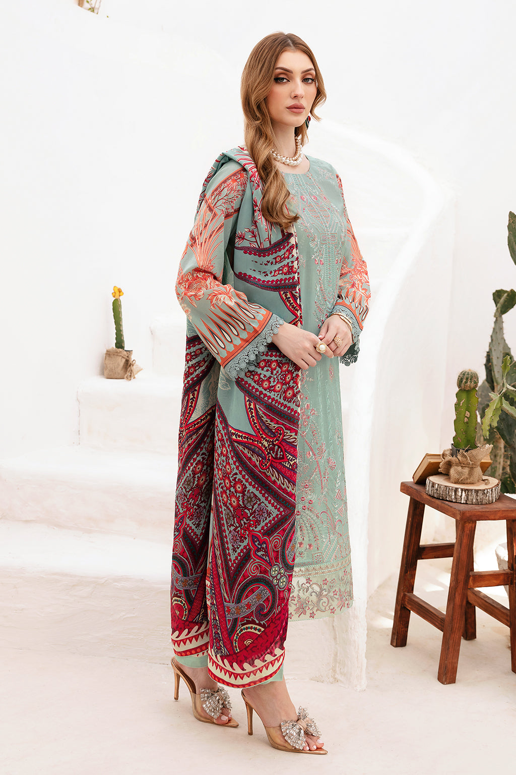 Ramsha Ghazal Lawn Collection – G-209 – YourLibaas