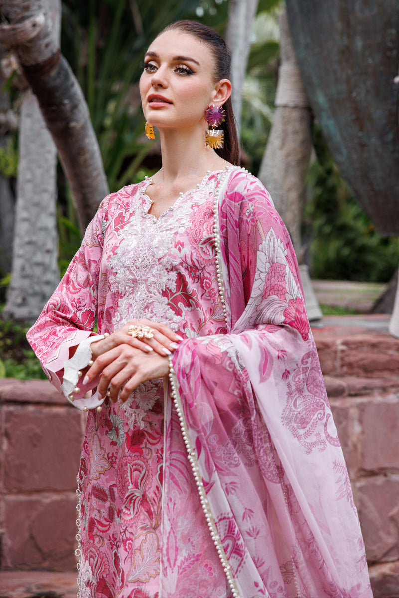 Jade Flora Cotton Satin 3PC Suit – 20287 – YourLibaas