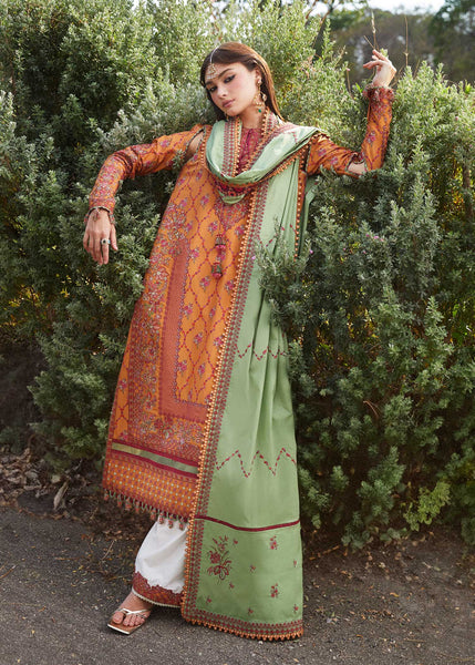 Hussain Rehar Eid Luxury Lawn Collection – AMIRA – YourLibaas