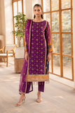 Emaan Adeel Noore Nayera: Purple Pakistani Organza Suit for Formal ...