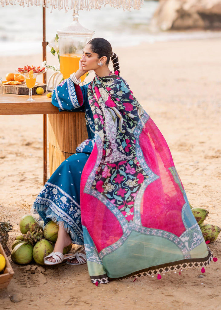 Sadaf Fawad Khan Siraa Luxury Lawn Collection – Eira (B) – YourLibaas