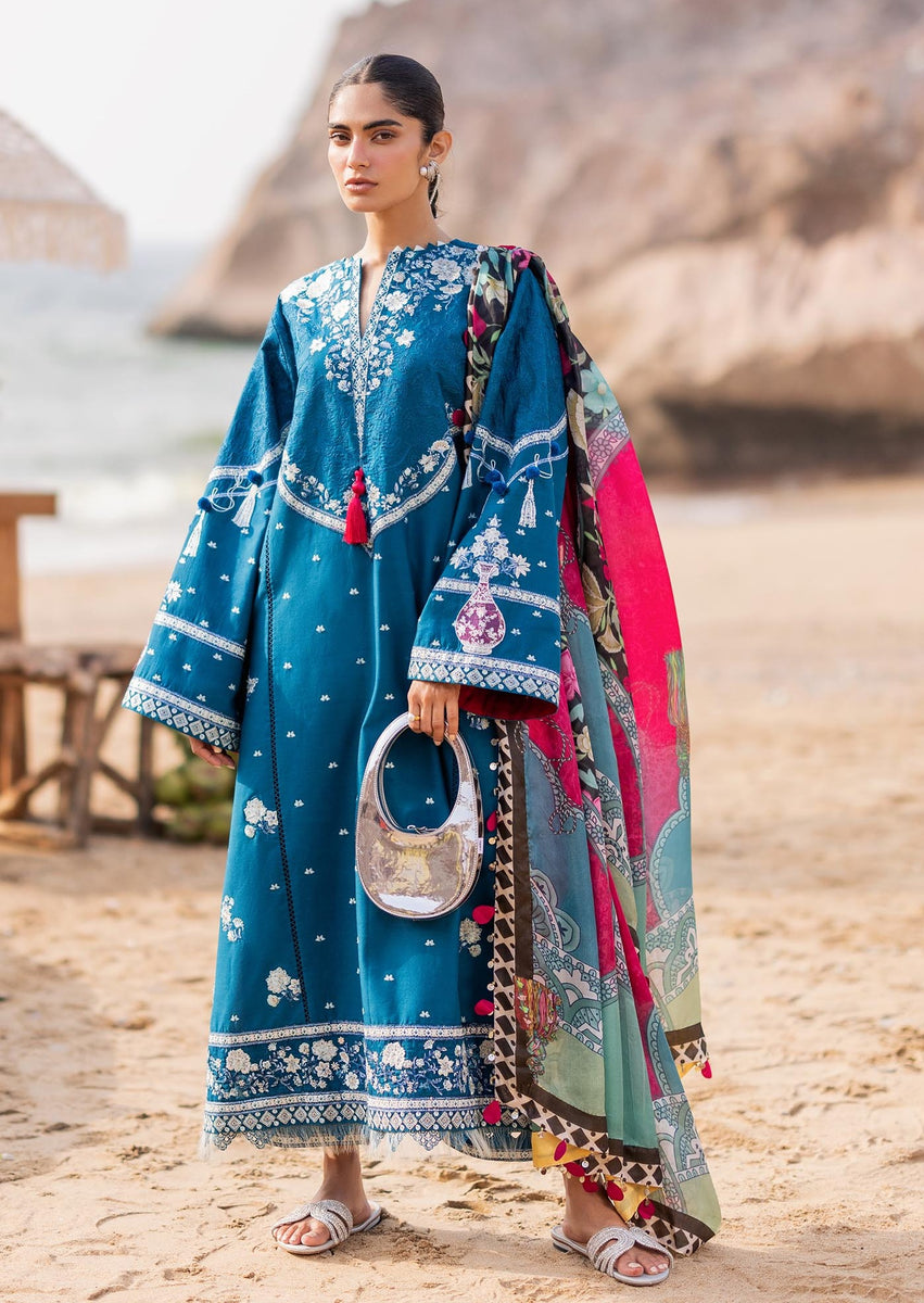 Sadaf Fawad Khan Siraa Luxury Lawn Collection – Eira (B) – YourLibaas
