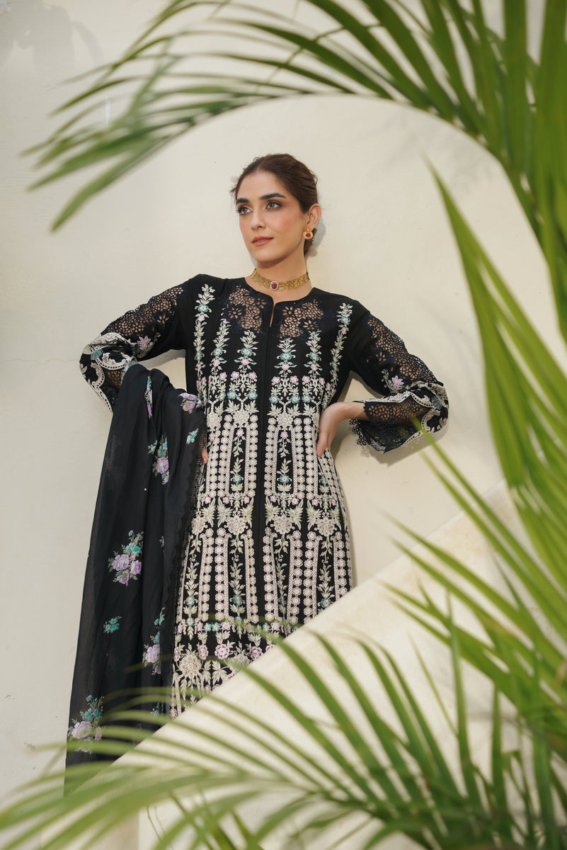 Manara by Maria Asif Baig Luxury Lawn – Pearl – YourLibaas