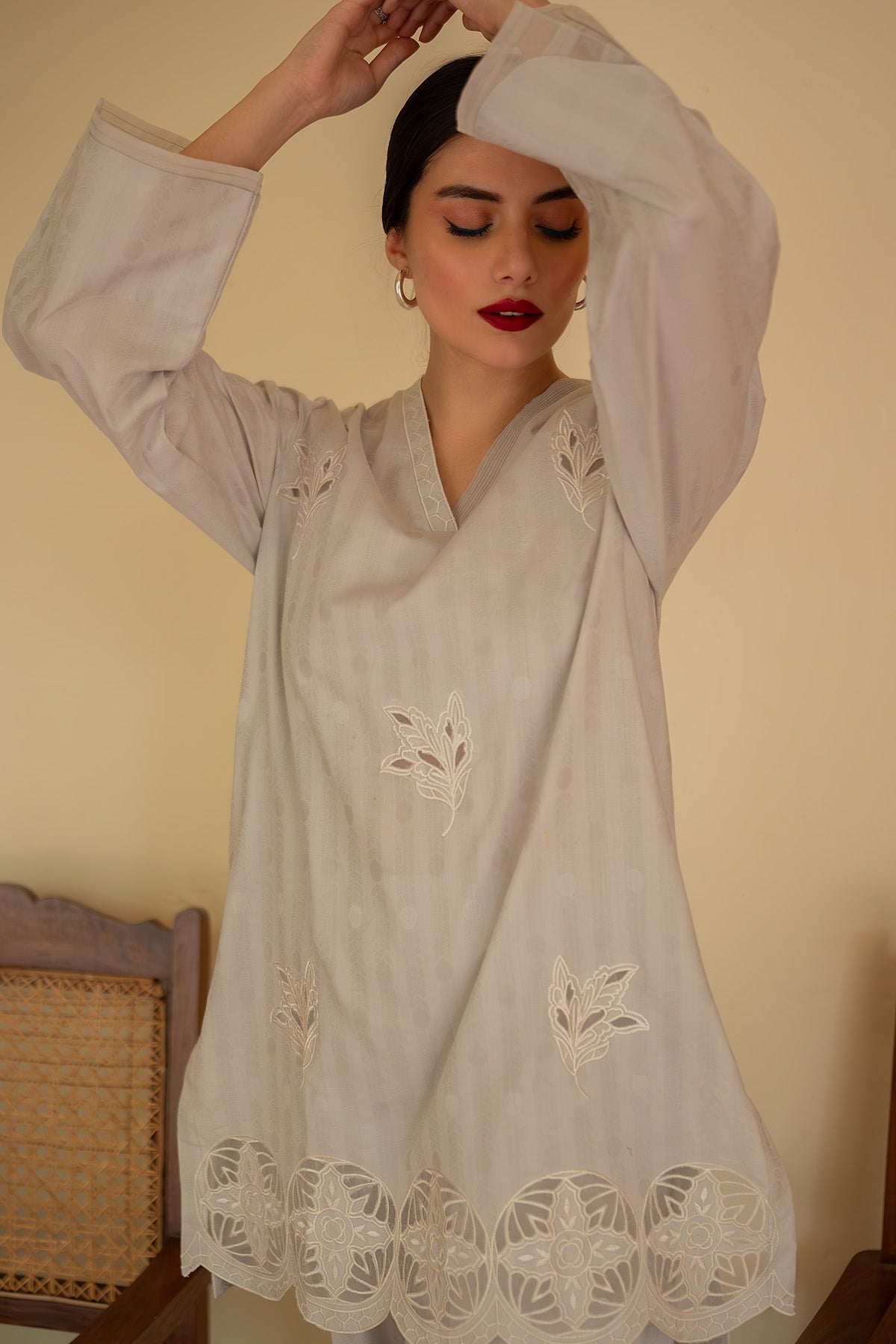 Sahar Stitched RTW Core Co-Ords – SSFT-RK-V2-03 Vintage Bloom – YourLibaas