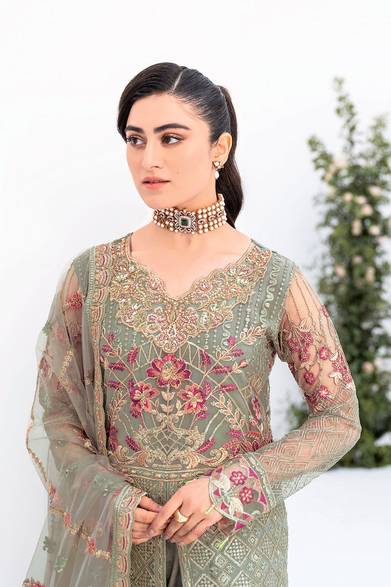 Ramsha Minhal Organza Formal Collection – M-802 – YourLibaas