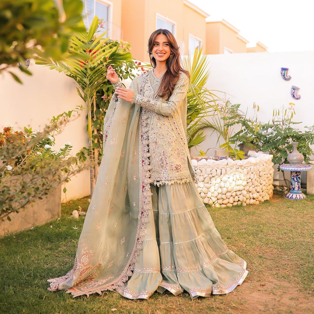 Qalamkar Dilnaaz Luxury Wedding Formals – DN-06 FARIZA – YourLibaas