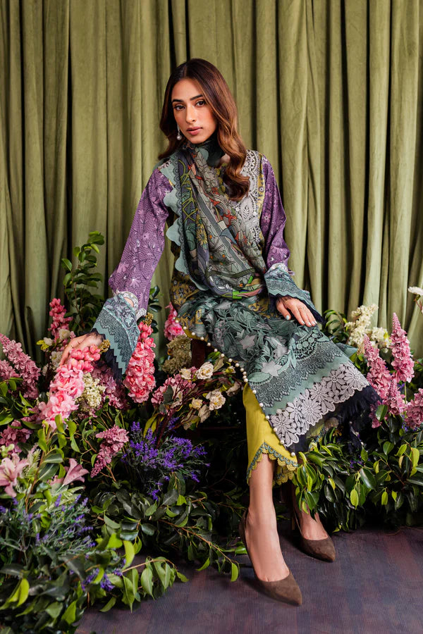 Jade Tropical Premium Cotton Satin Collection – 23-TP-20375 – YourLibaas