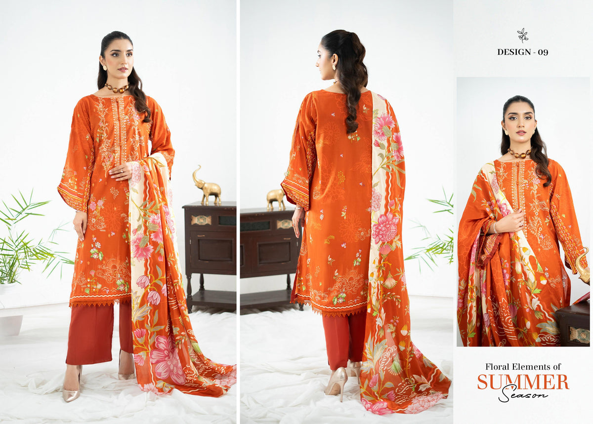 Lalam by Binaas Spring/Summer Lawn Collection – D-09 – YourLibaas