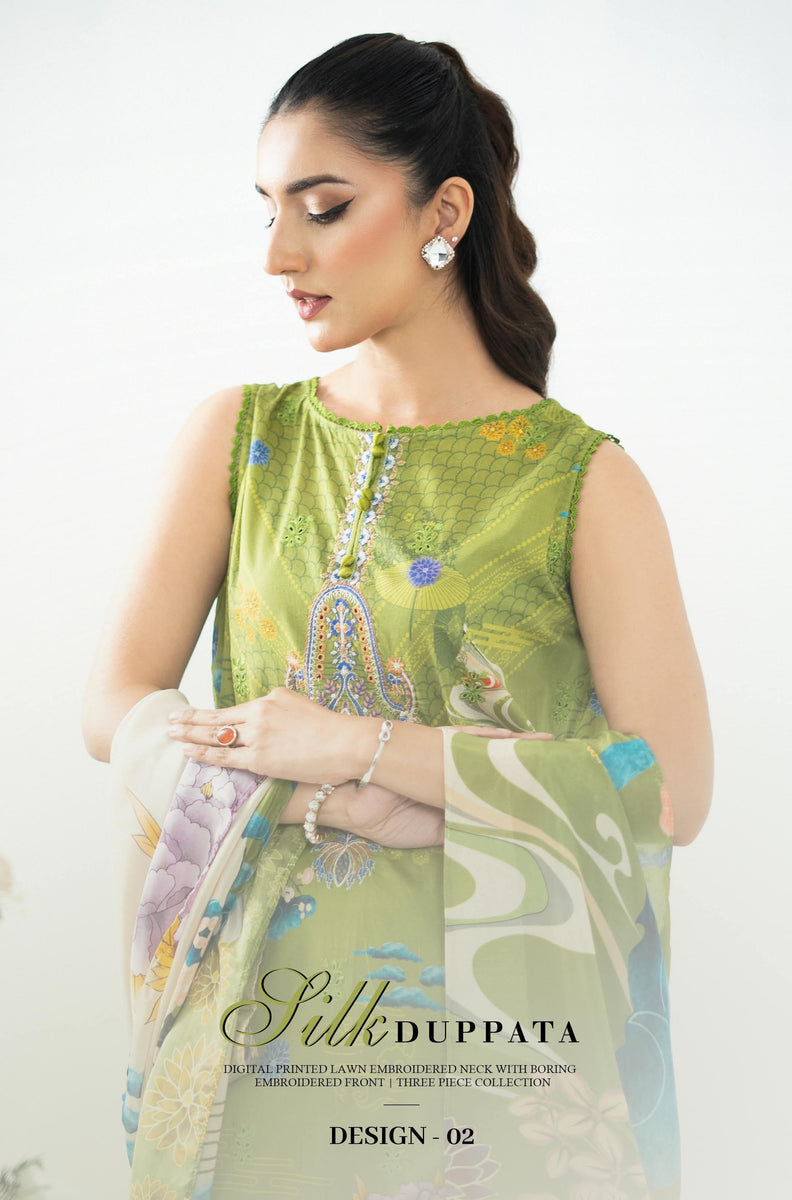Lalam by Binaas Spring/Summer Lawn Collection – D-02 – YourLibaas