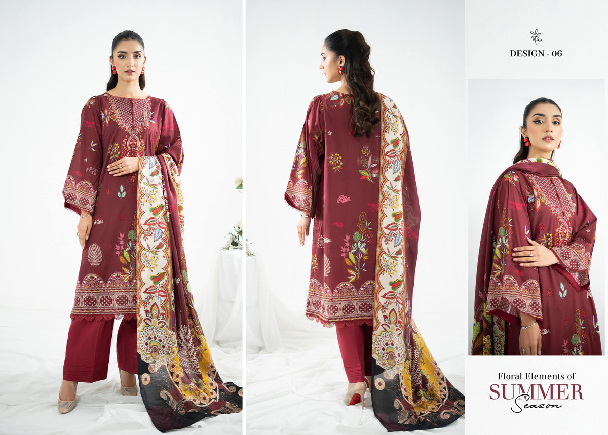 Lalam by Binaas Spring/Summer Lawn Collection – D-06 – YourLibaas