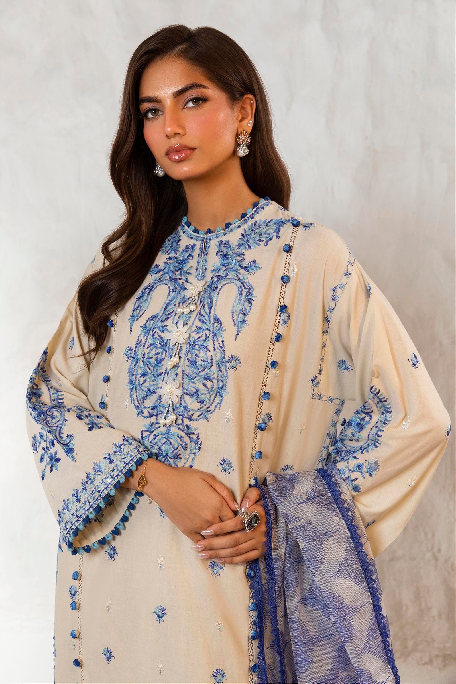 Sana Safinaz Muzlin Summer Lawn Collection Vol-II – M242-009A-CT – YourLibaas