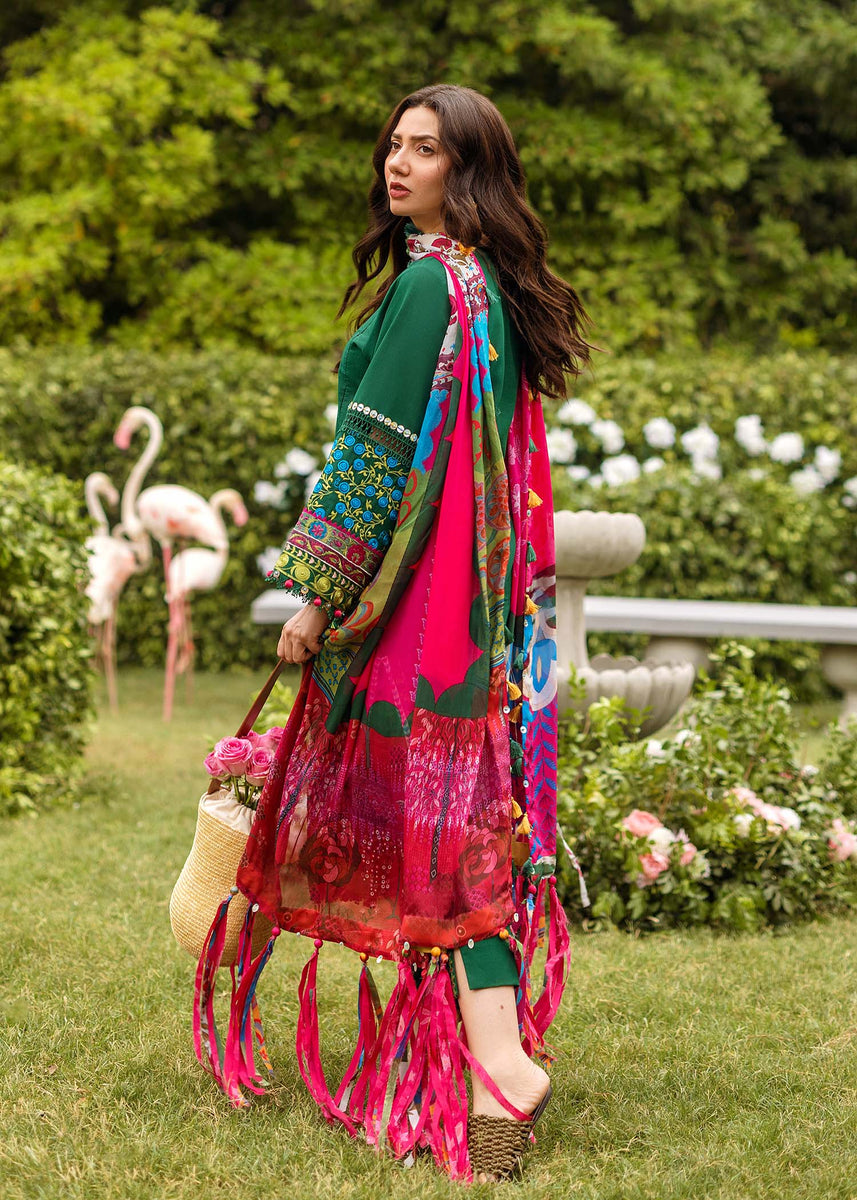 Sadaf Fawad Khan Siraa Festive Lawn X Mahira Khan – Ada (A) – YourLibaas