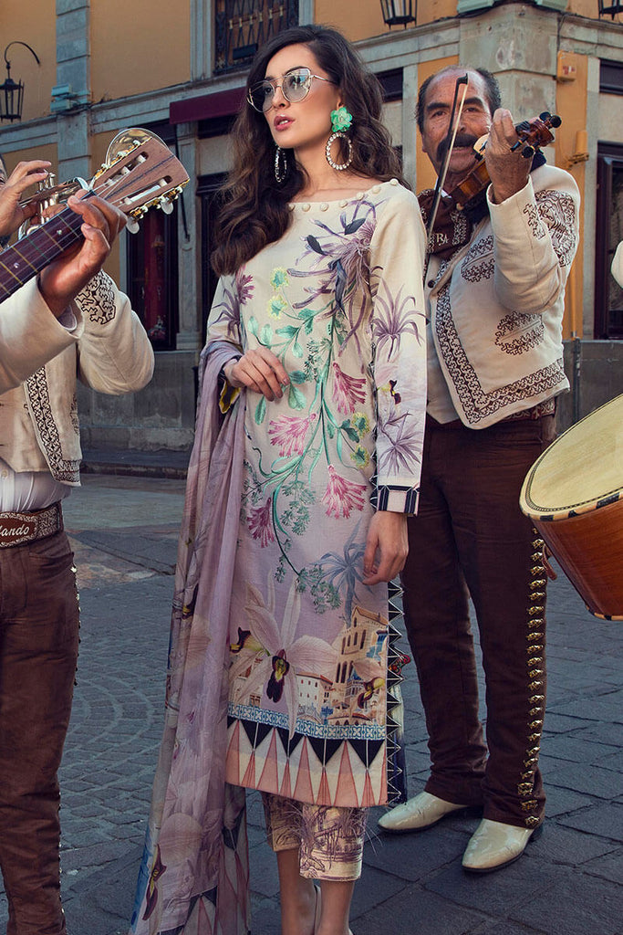 Mushq Luxury Lawn Collection 2019 – Canna – YourLibaas
