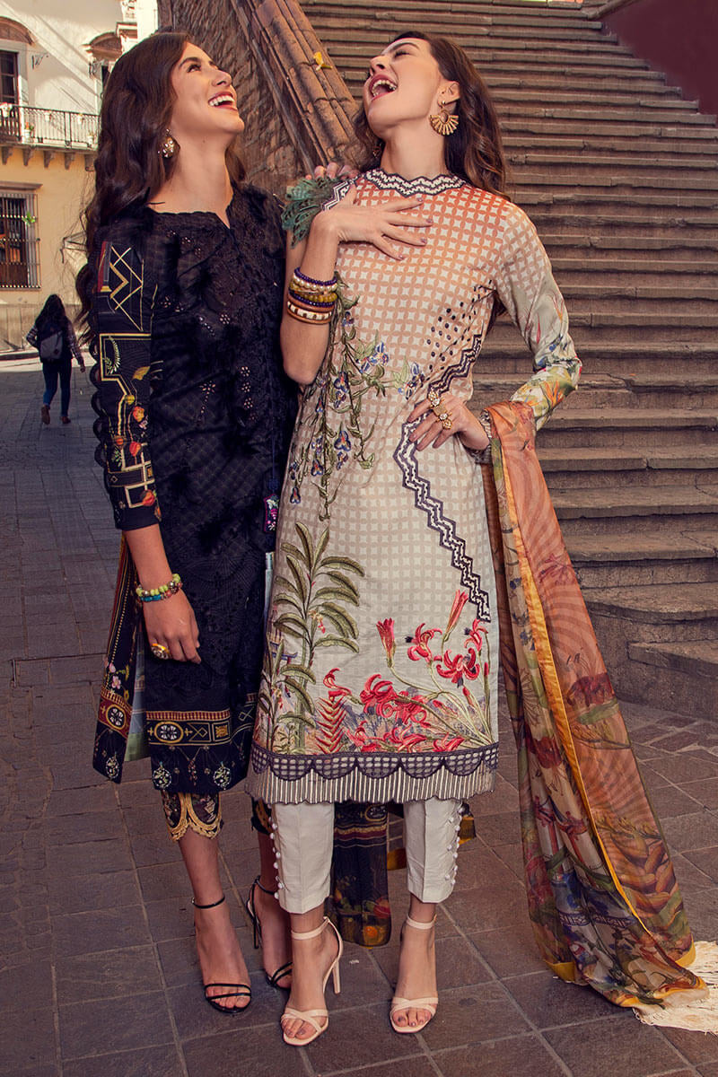 Mushq Luxury Lawn Collection 2019 – Tulipa – YourLibaas