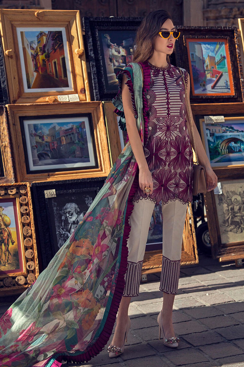 Mushq Luxury Lawn Collection 2019 – Lycoris – YourLibaas