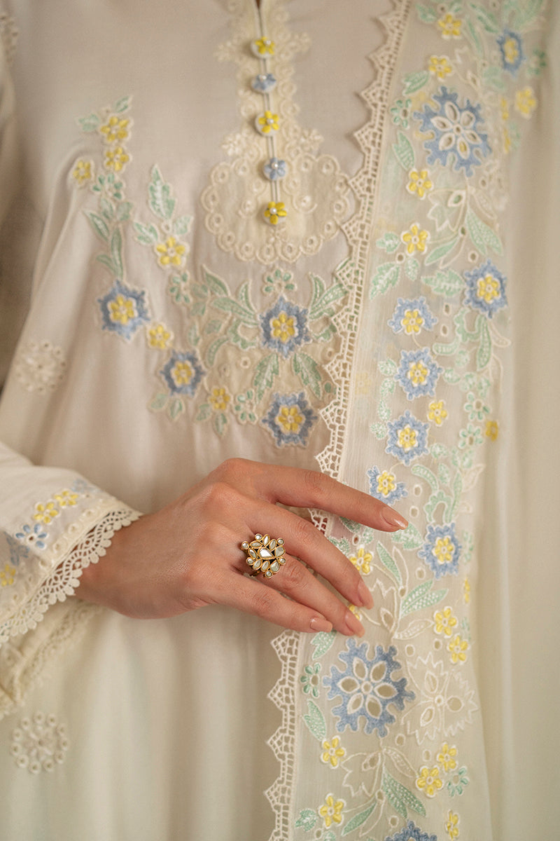Cross Stitch Mahiri Embroidered Cambric Collection – GRIZZLED PEARL ...