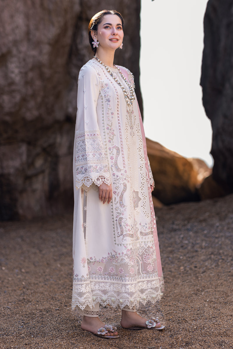 Qalamkar Sahil Kinare Luxury Lawn Collection 2024 – FP-13 MELEK ...